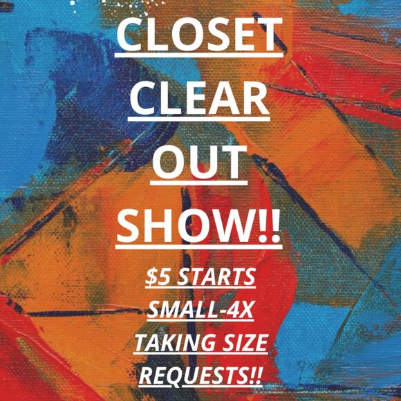 Tops | Closet Clear Out Show 416 100am | Poshmark
